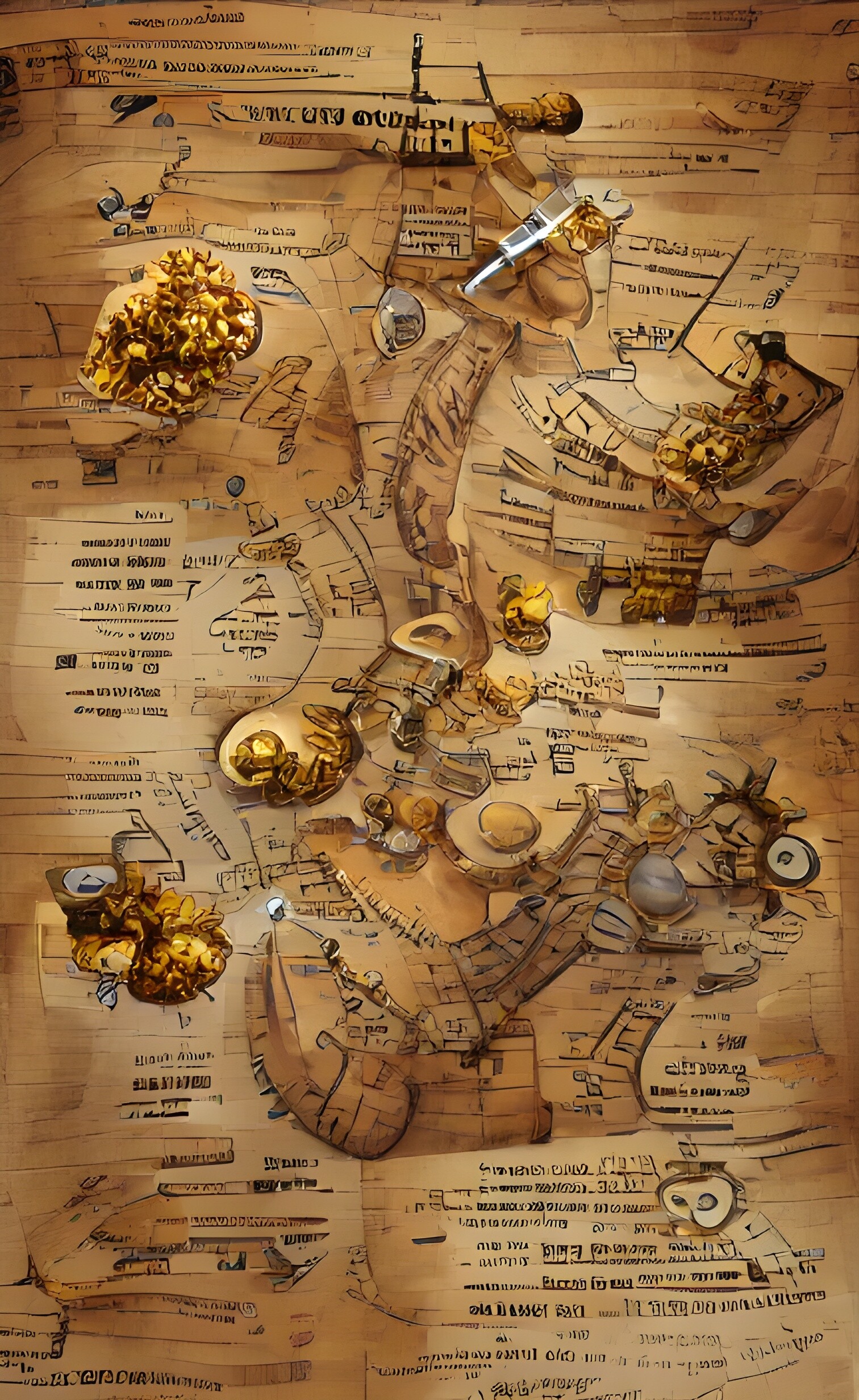 ArtStation - Treasure map 300 WorldMap Fantasy for NFT maker | Artworks