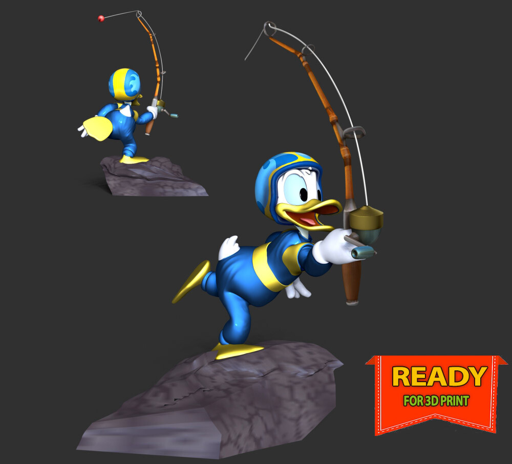 ArtStation - Donald Duck - Fishing | Resources