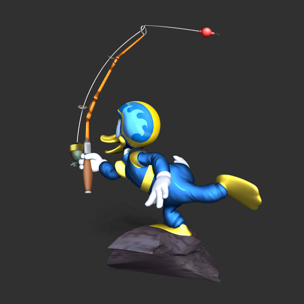 ArtStation - Donald Duck - Fishing | Resources