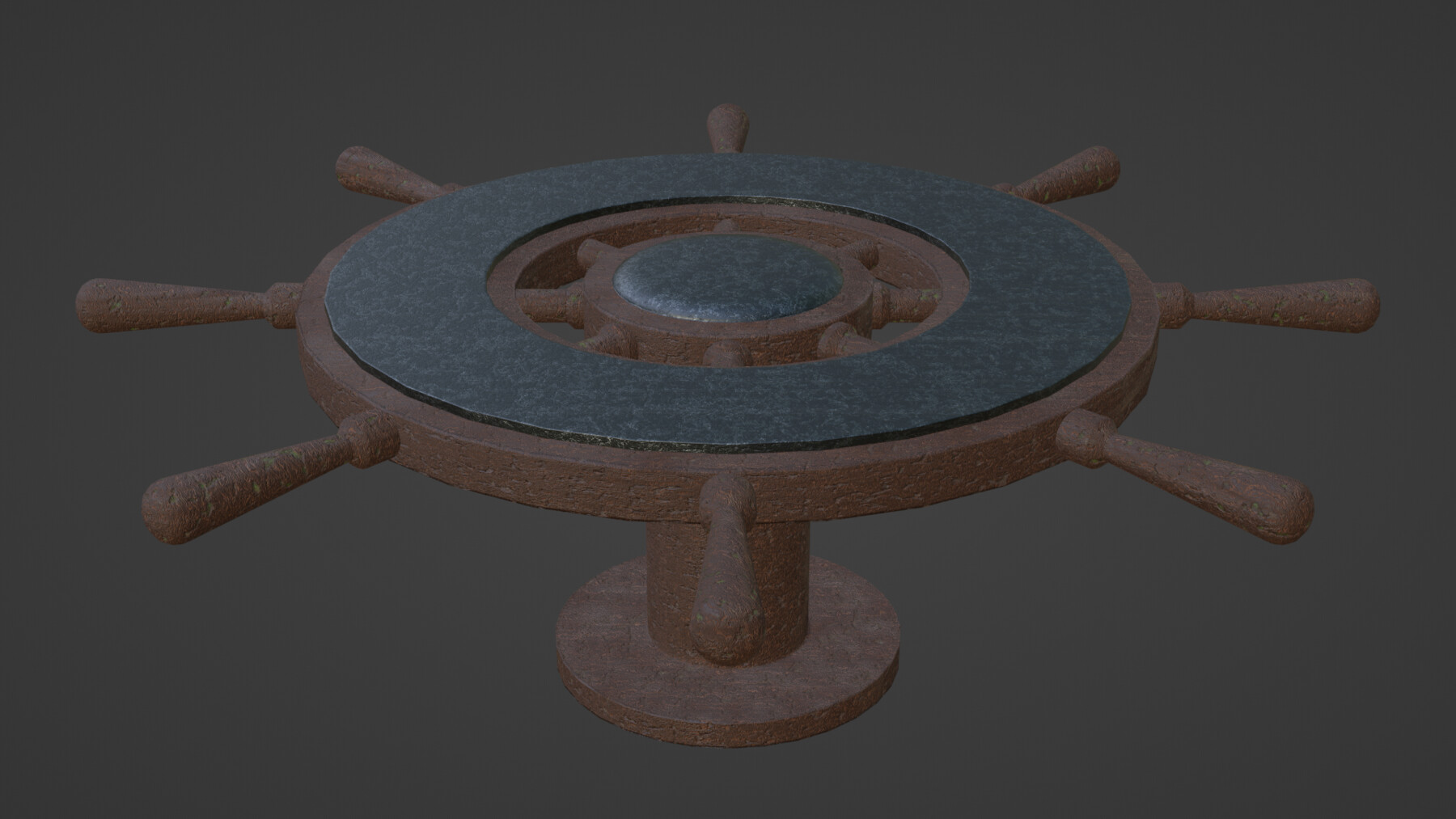 ArtStation - Ships Wheel Table | Game Assets