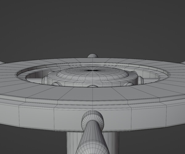 ArtStation - Ships Wheel Table | Game Assets