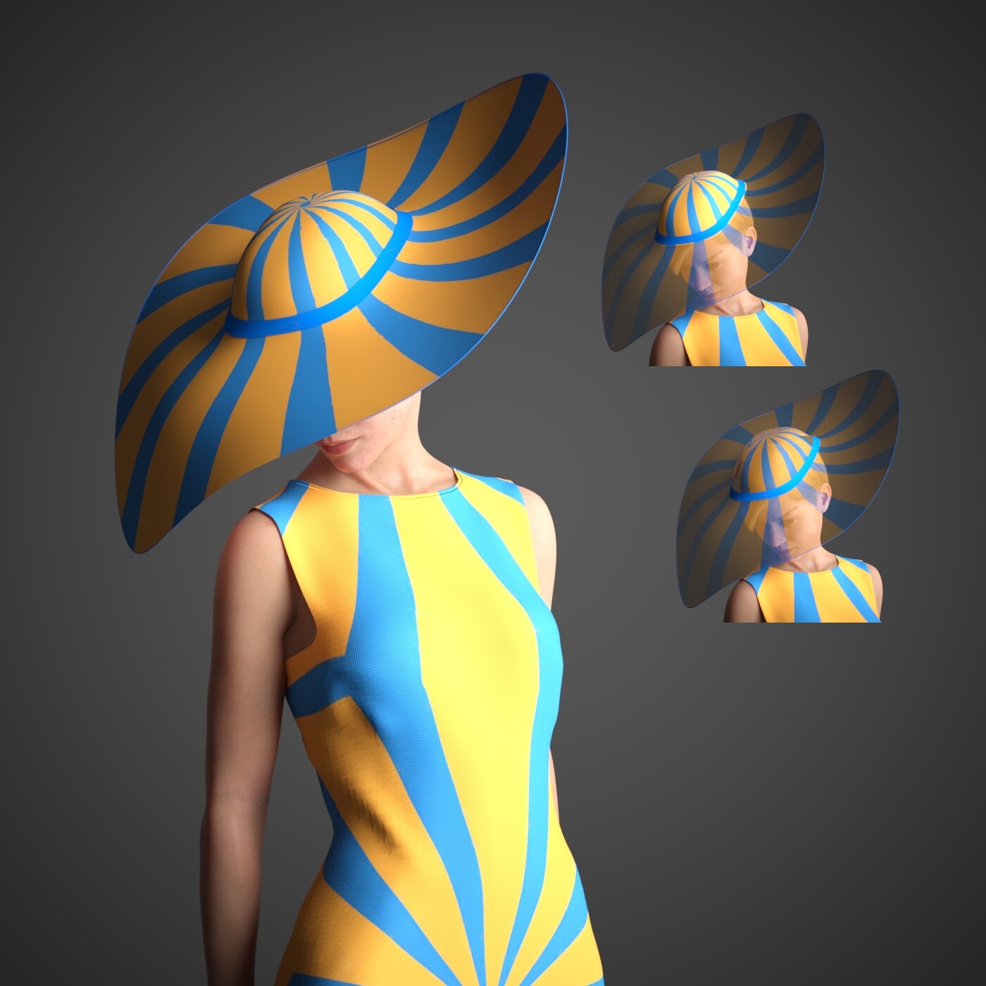 ArtStation - Crew Neck Pantsuit for Genesies 8 / 8.1 Females | Game Assets