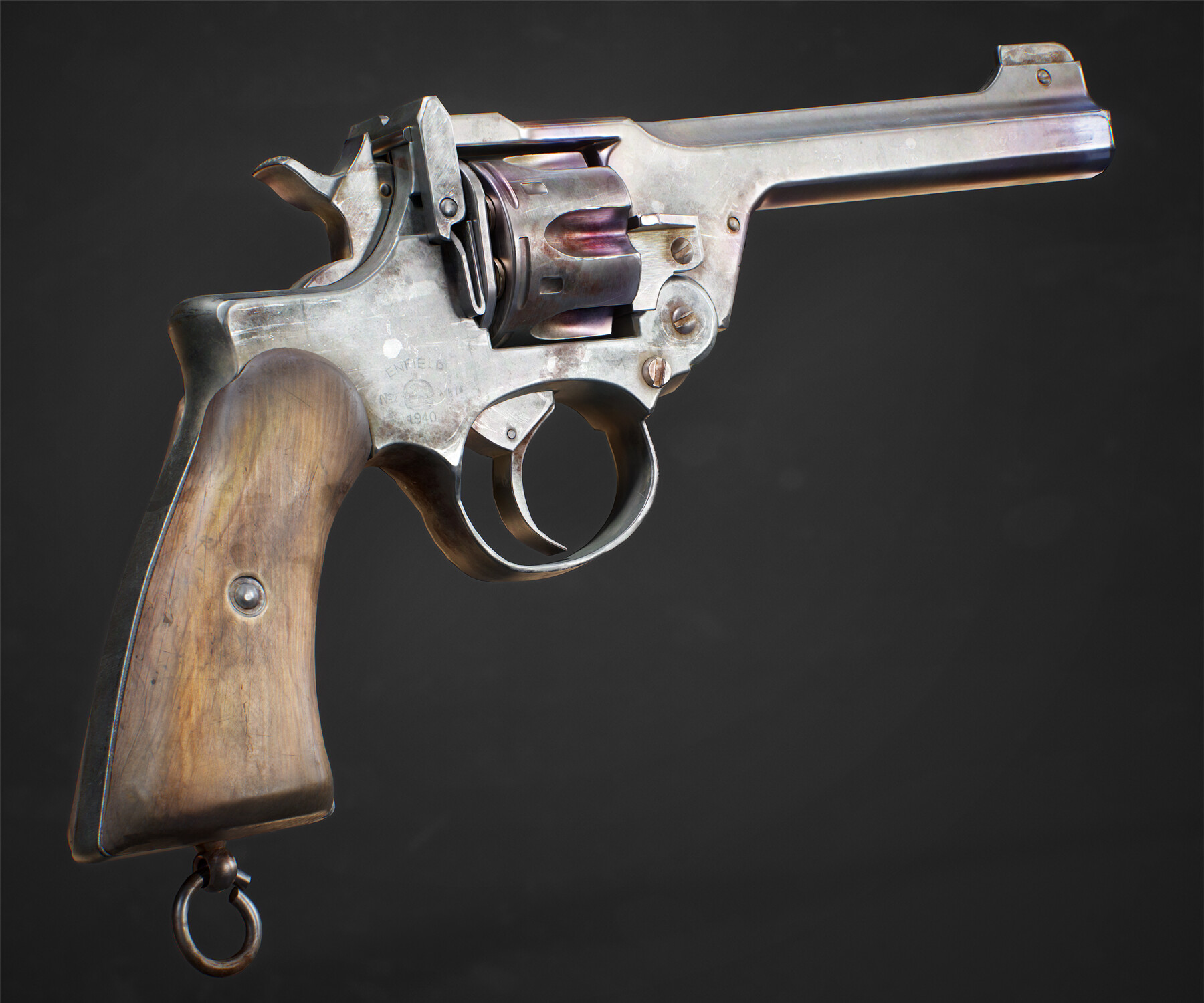 ArtStation - Enfield Revolver [Game-Ready] | Game Assets