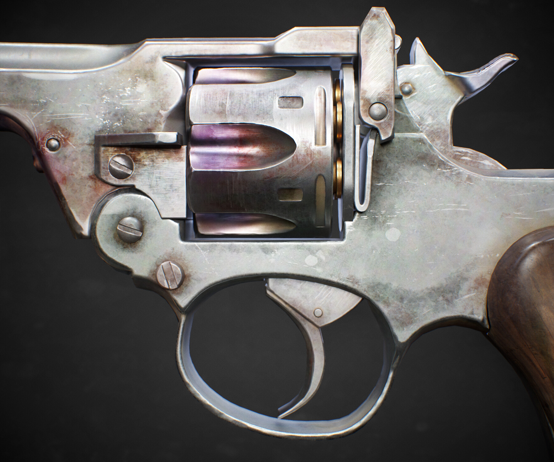 ArtStation - Enfield Revolver [Game-Ready] | Game Assets