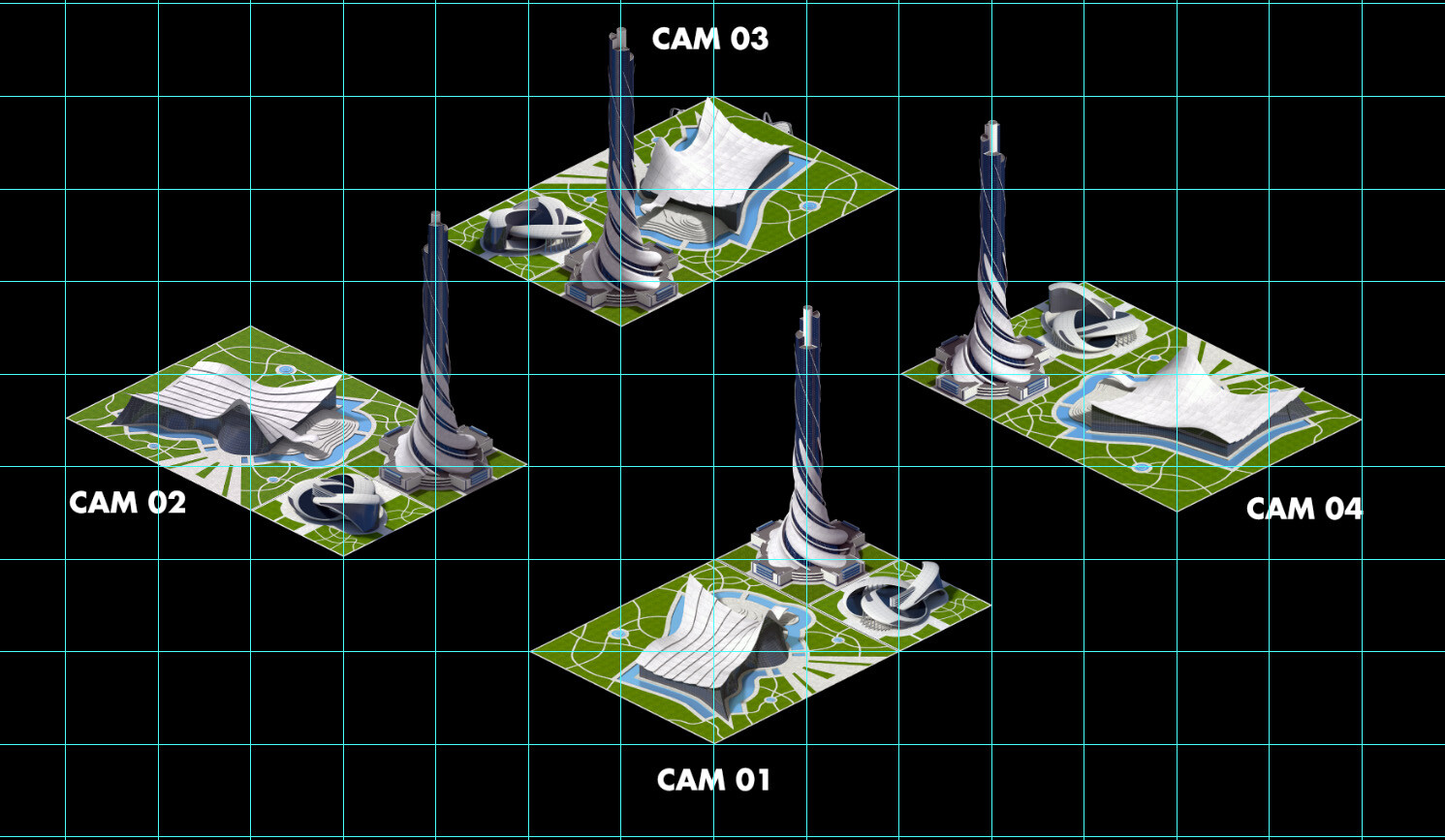 ArtStation - Architecture (Tile#0007, 1x1) – Dimetric Projection ...