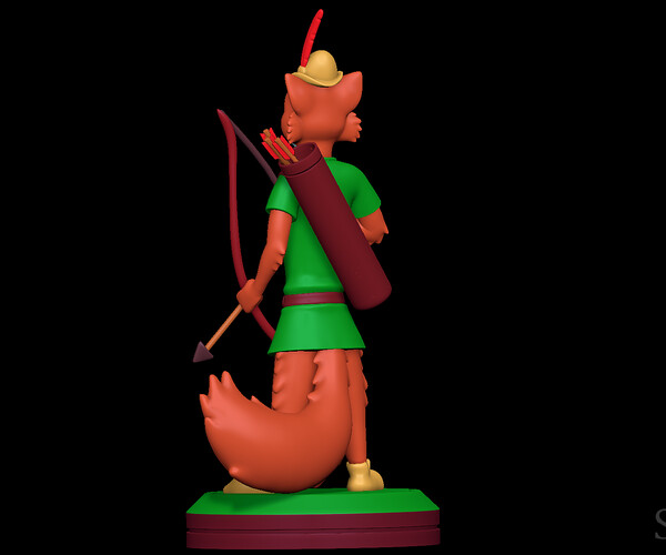 ArtStation - Robin Hood - Robin Hood 1973 3D print model | Resources