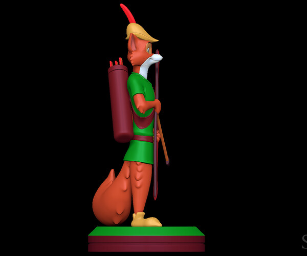 ArtStation - Robin Hood - Robin Hood 1973 3D print model | Resources