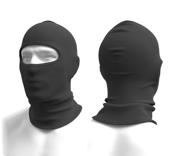 ArtStation - Balaclava (Marvelous Designer / Clo 3D project+OBJ) | Game ...