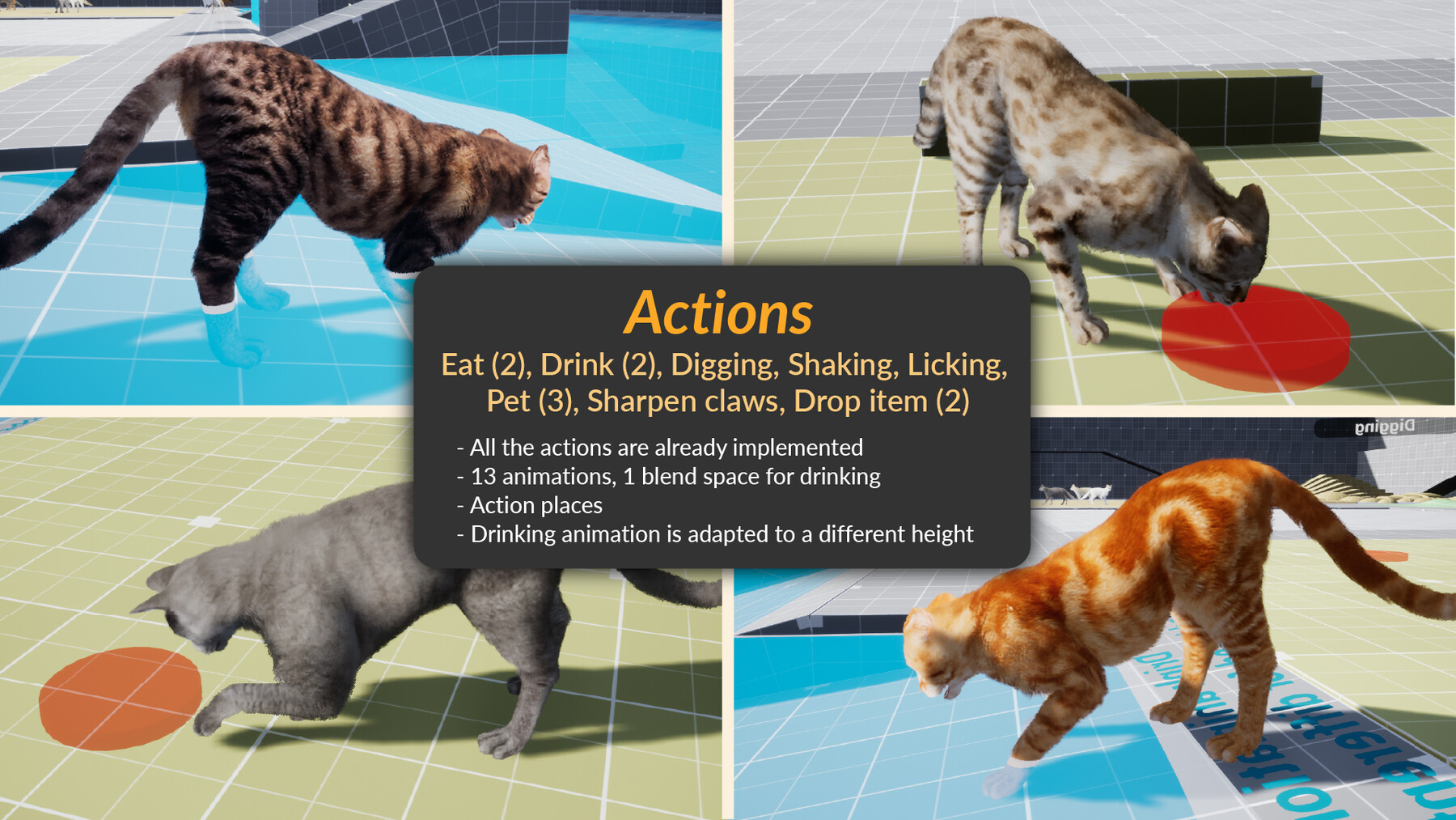 ArtStation - Advanced Cats | Game Assets