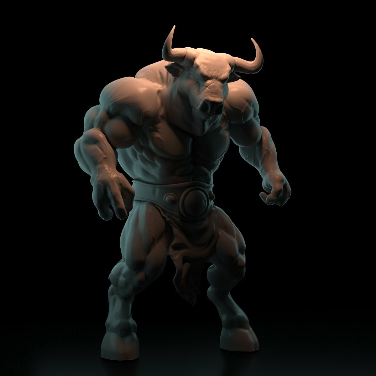 ArtStation - Minotaur Tabletop Mini | Resources