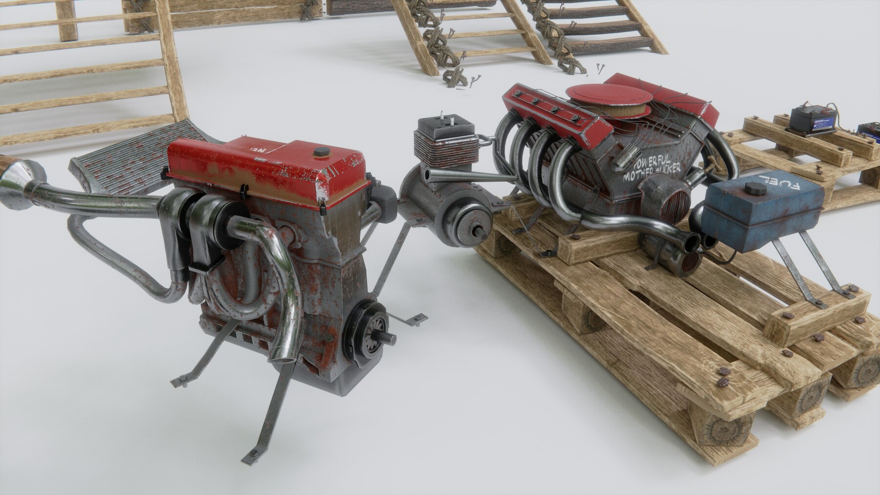 ArtStation - Survival Modular Building Parts Pack | Game Assets