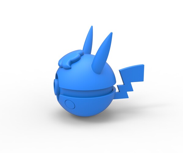 ArtStation - 3D printable Pikachu Curly orb | Resources