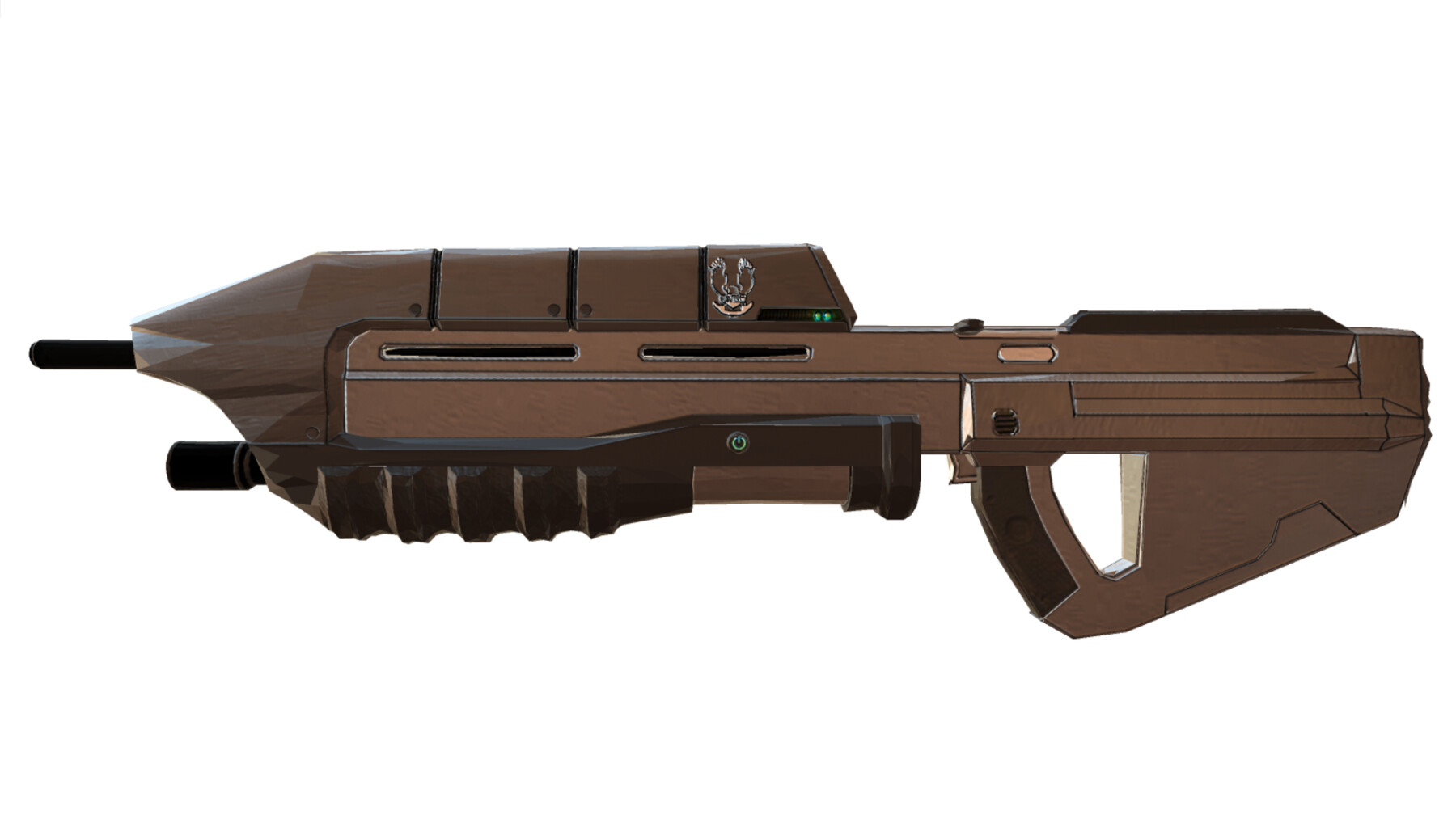 ArtStation - HALO ASSAULT RIFLE low-poly PBR | Game Assets