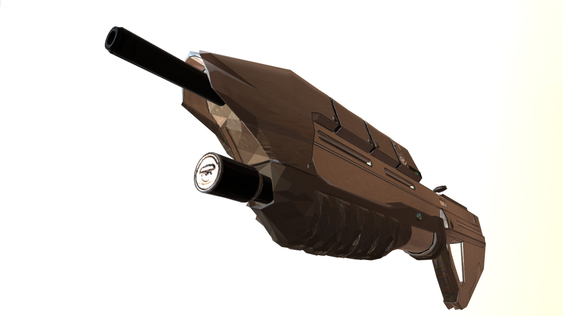 ArtStation - HALO ASSAULT RIFLE low-poly PBR | Game Assets