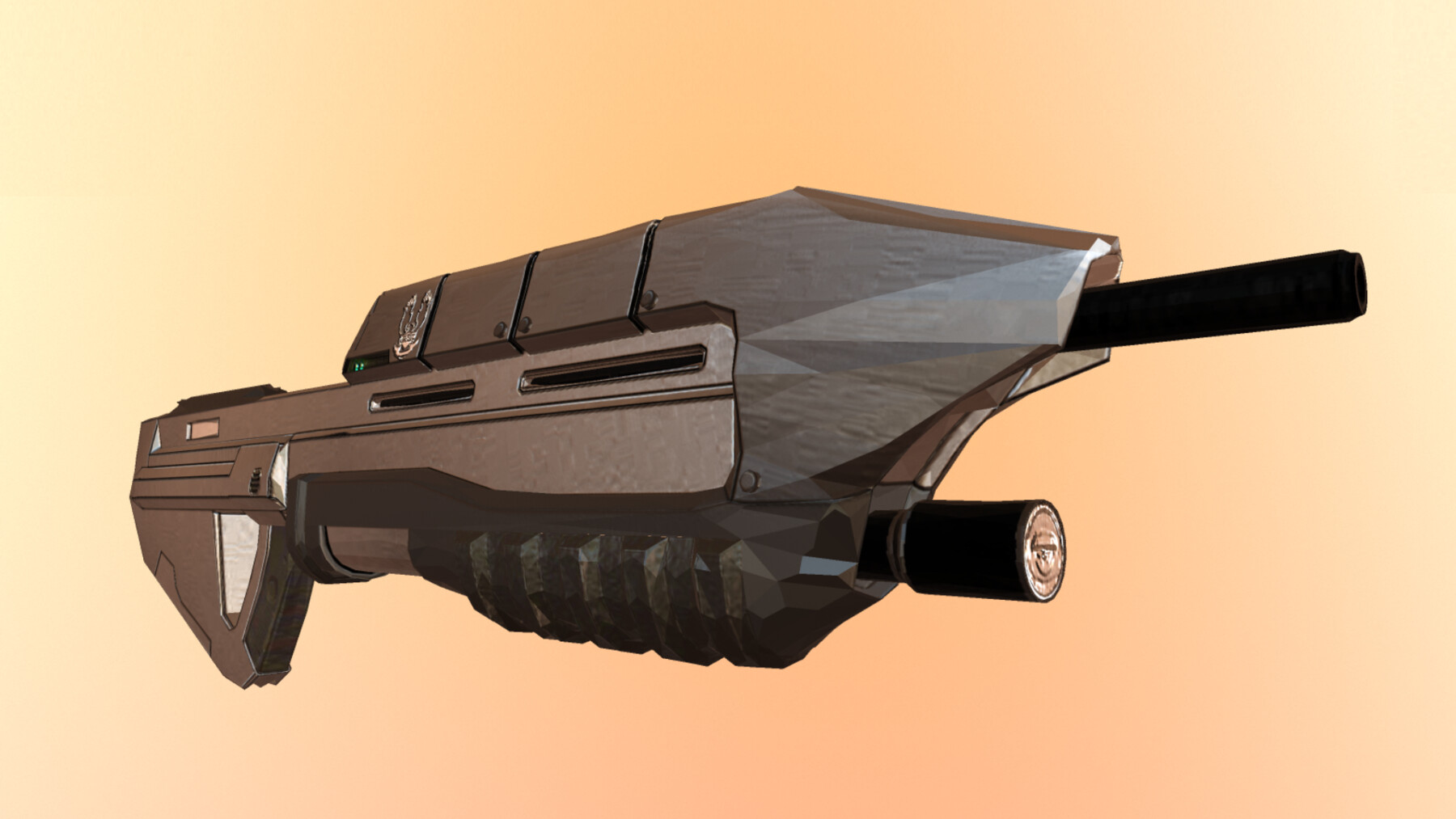 ArtStation - HALO ASSAULT RIFLE low-poly PBR | Game Assets