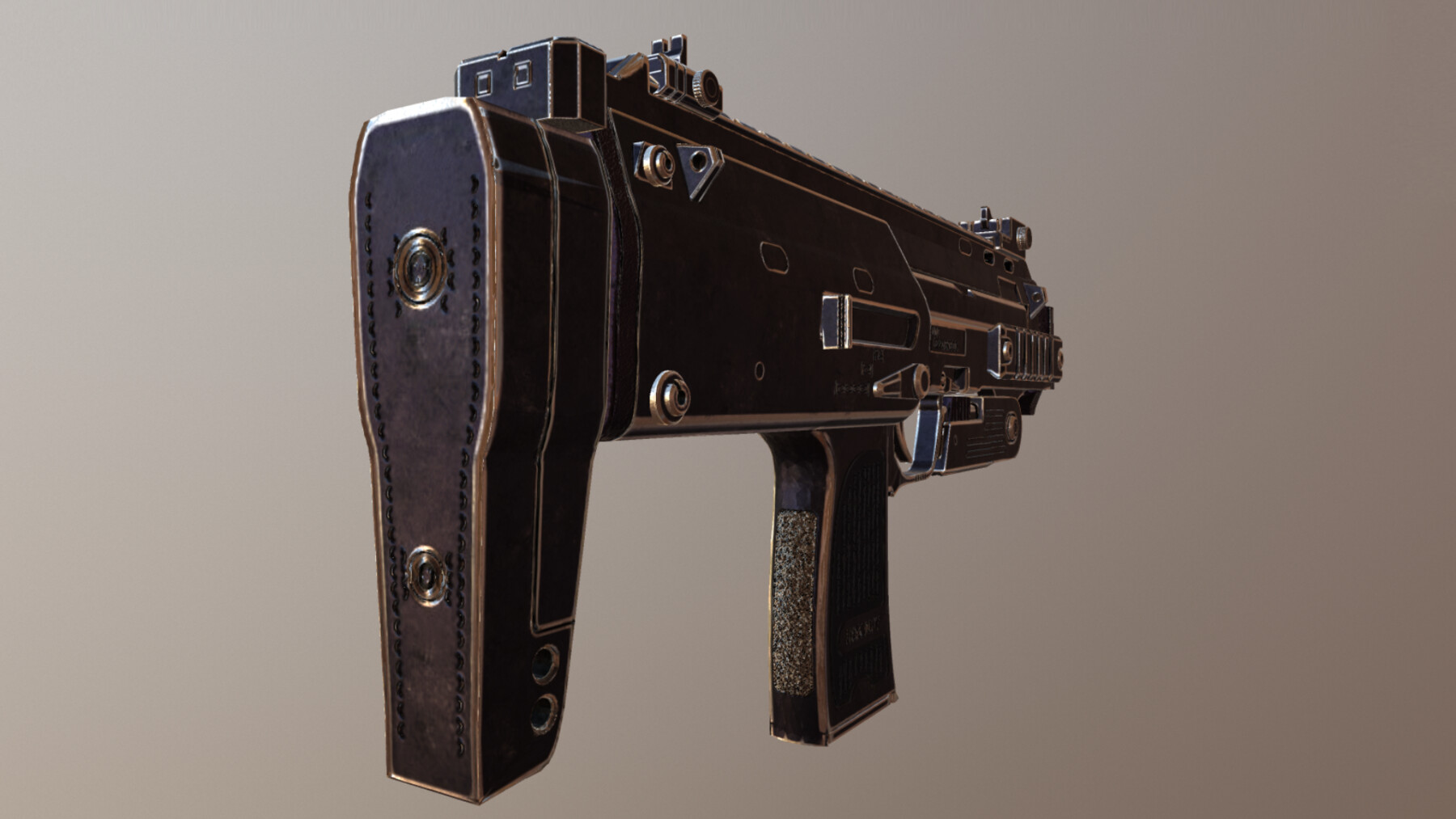 ArtStation - HK-MP7 GUN low-poly PBR | Game Assets