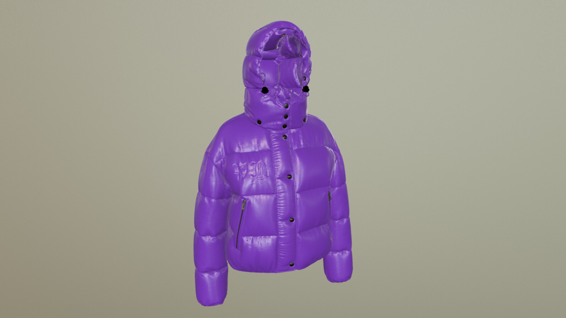 ArtStation - MONCLER PUFFER JACKET low-poly PBR | Game Assets