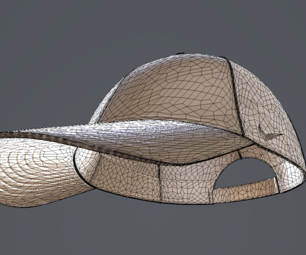 ArtStation - NIKE BASEBALL CAP low-poly PBR | Game Assets