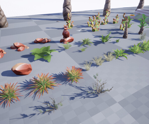 ArtStation - Stylized Desert Environment | Game Assets