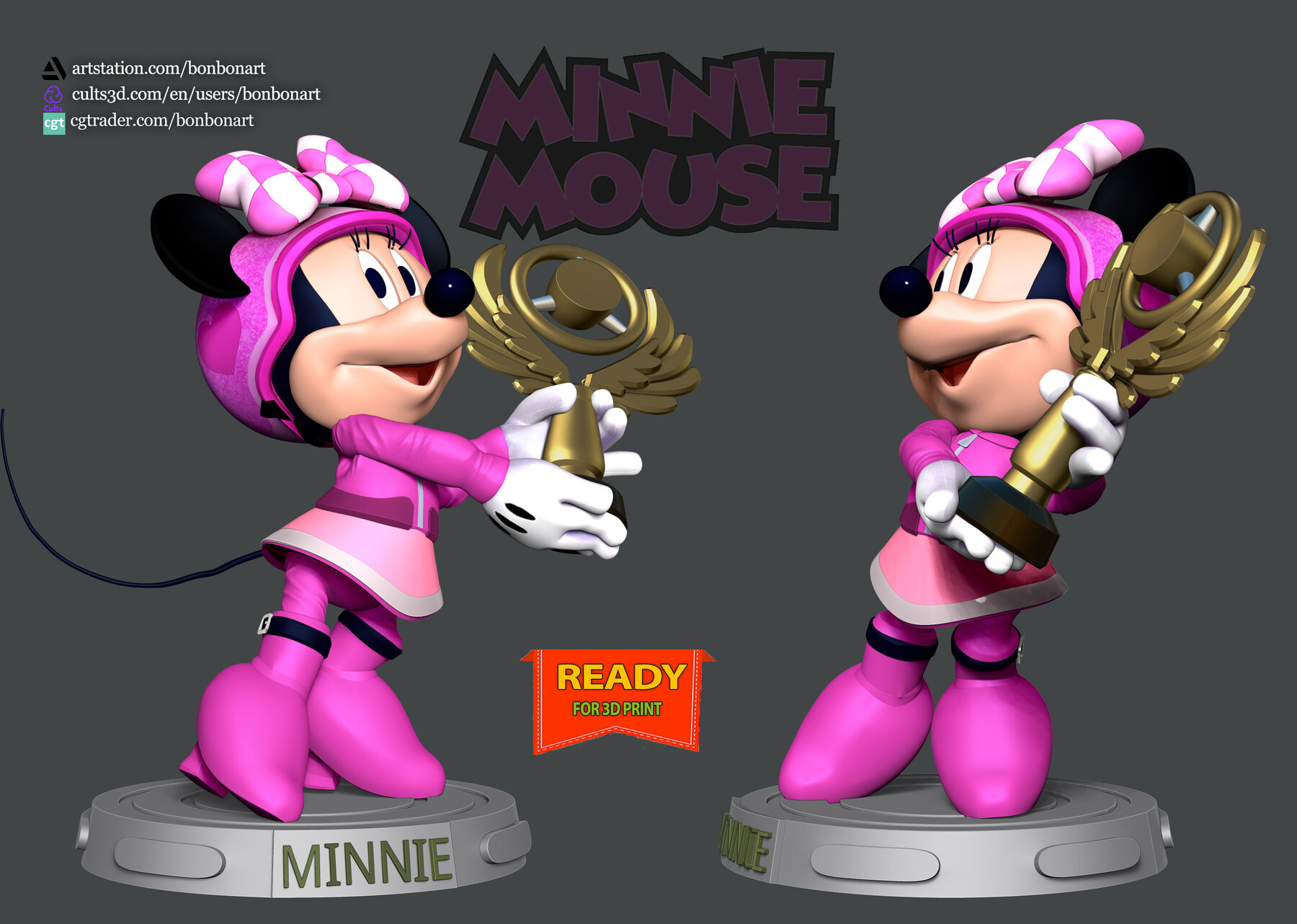 ArtStation - Minnie Mouse - Champions Trophy | Resources