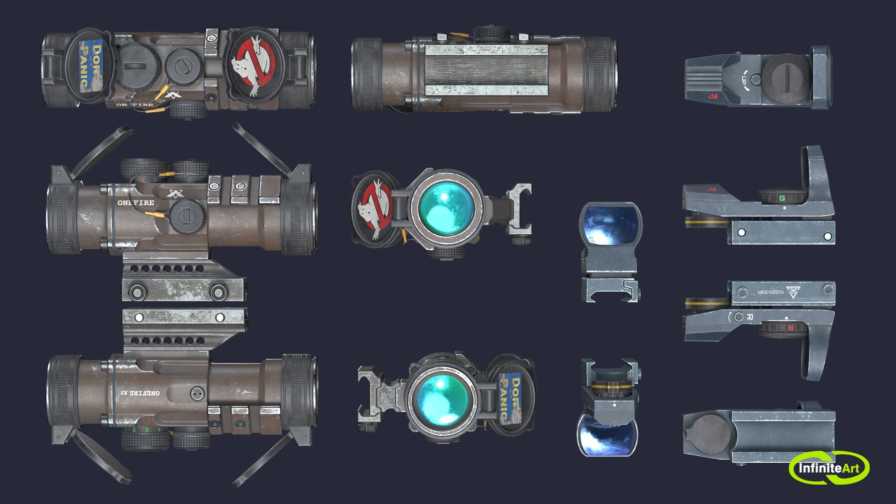 ArtStation - Gunsights | Game Assets