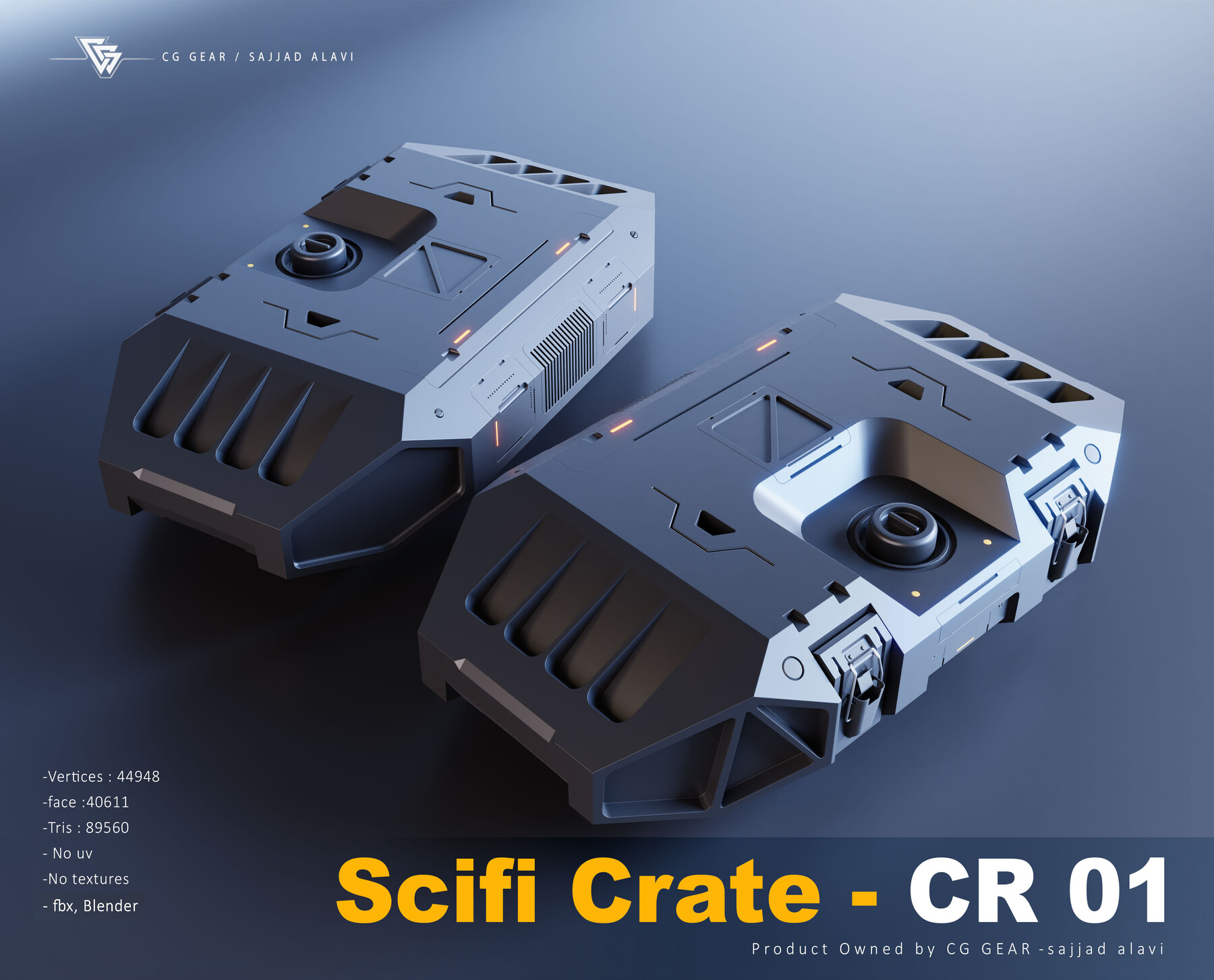 ArtStation - sci fi crate | Resources
