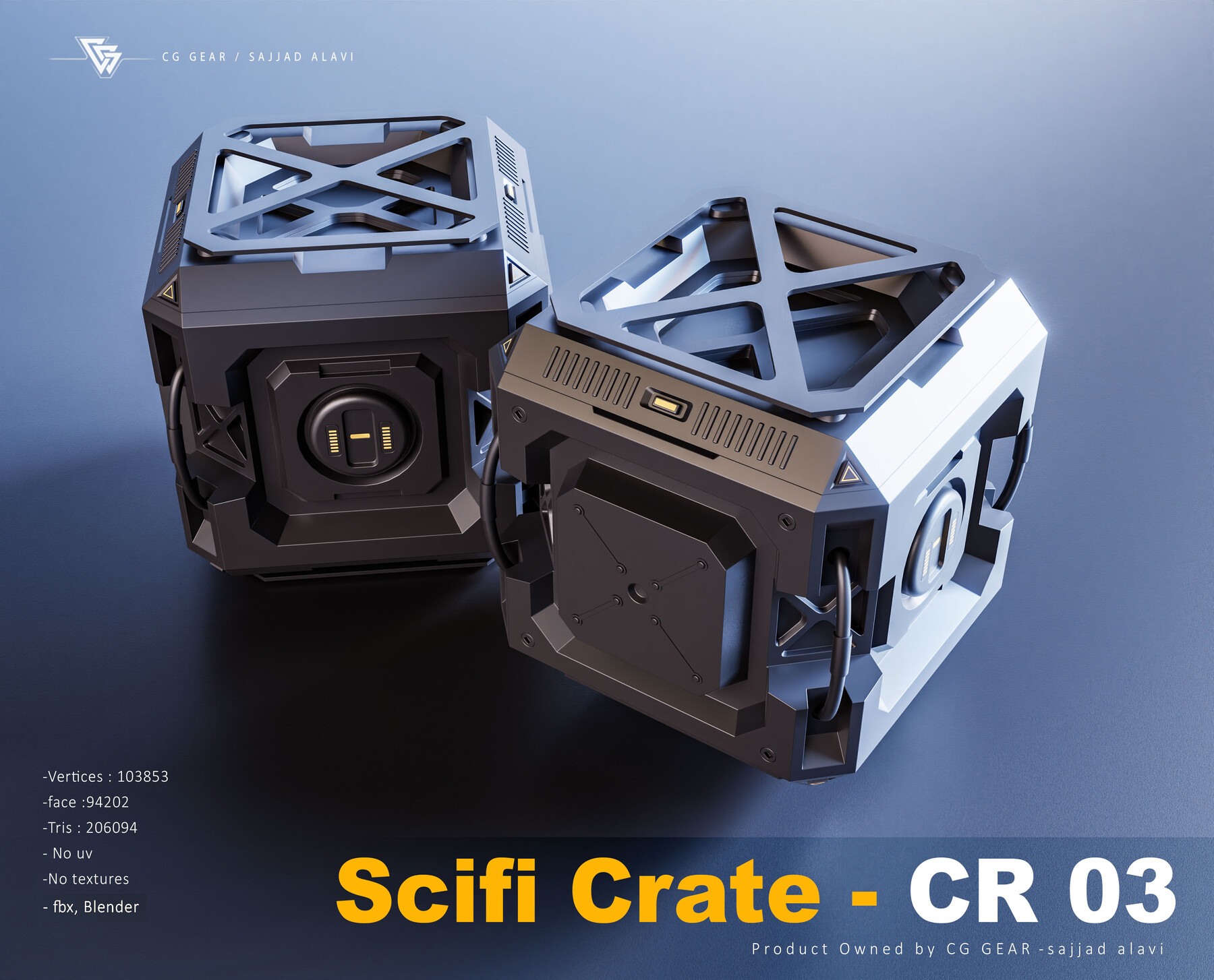 ArtStation - sci fi crate | Resources