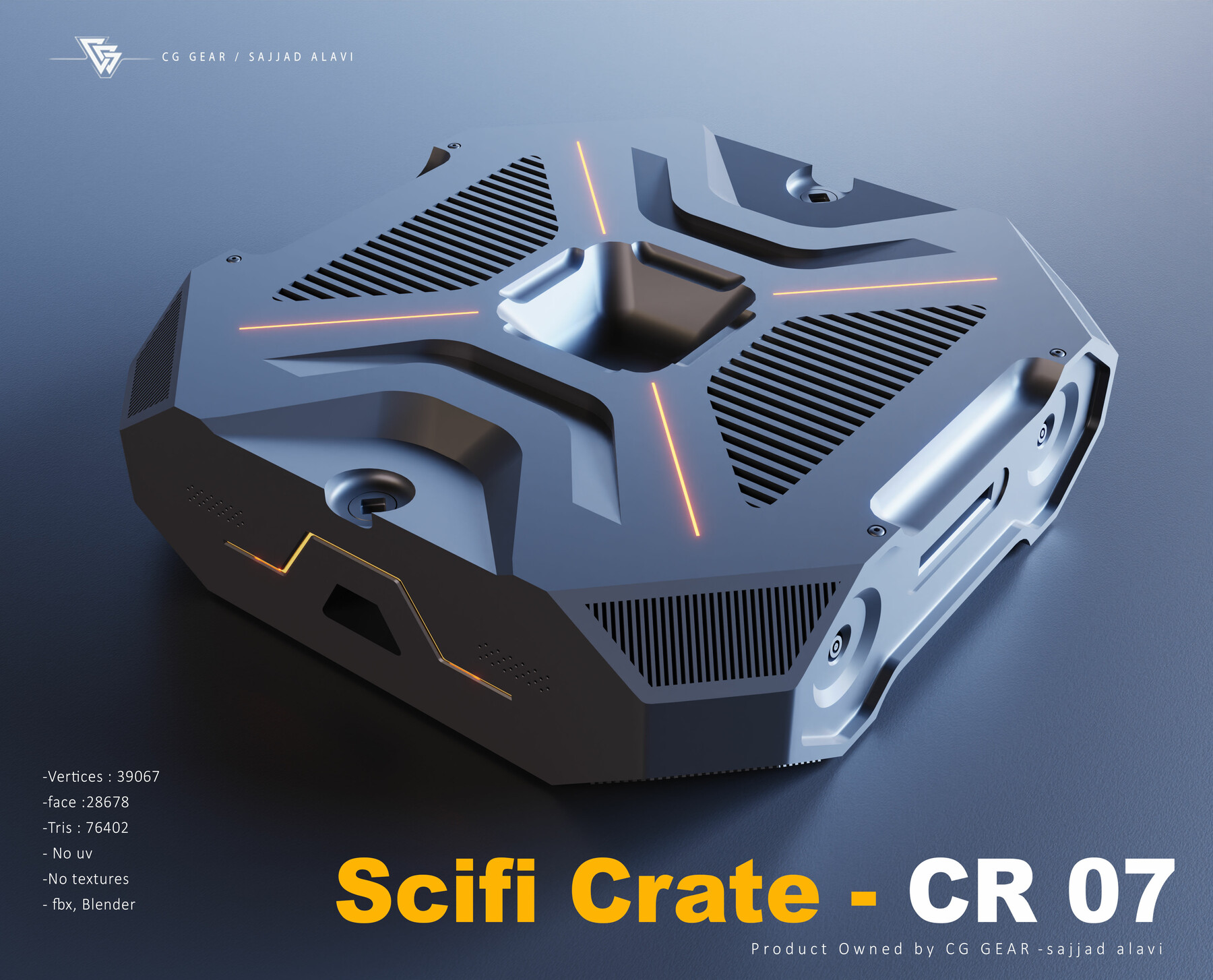 ArtStation - sci fi crate | Resources