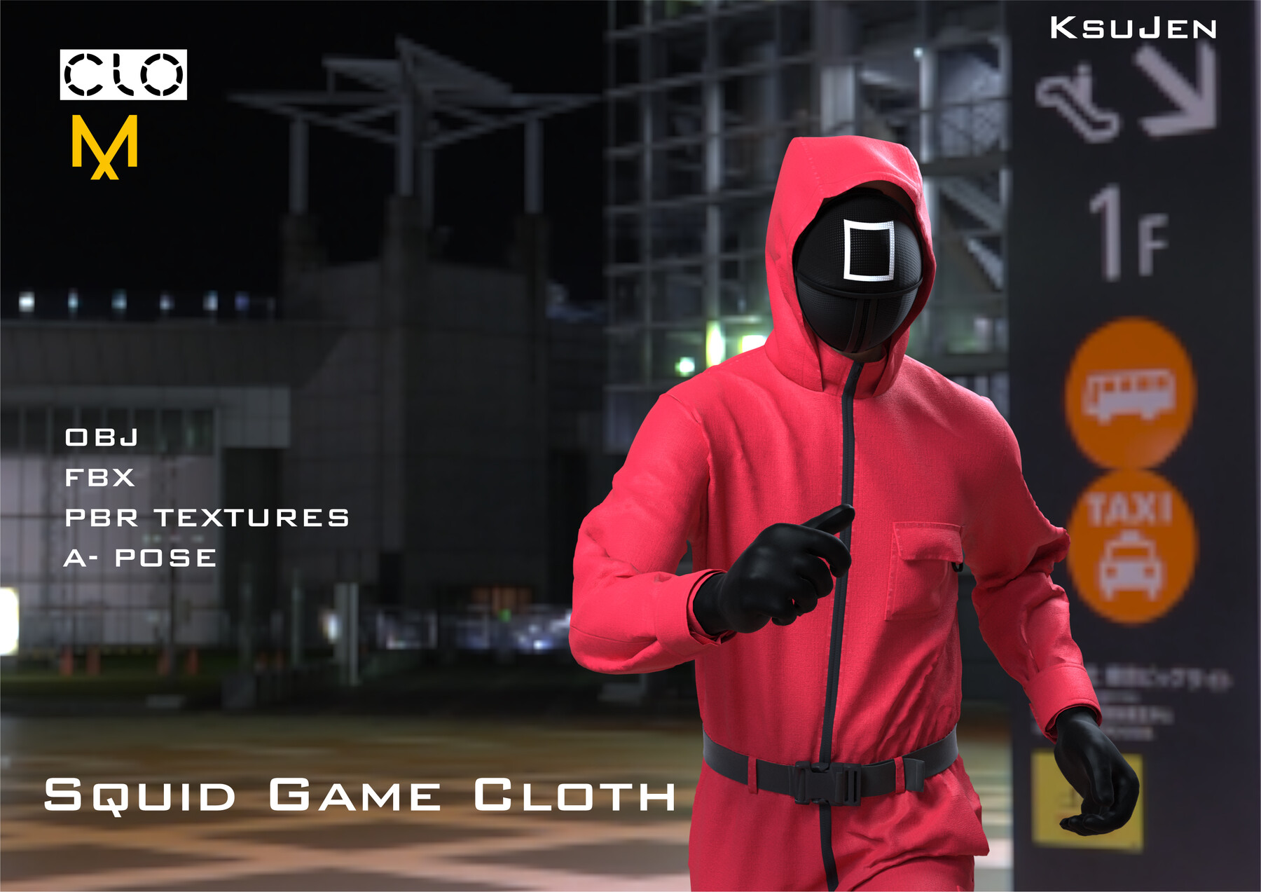 ArtStation - Squid Game Cloth | Game Assets