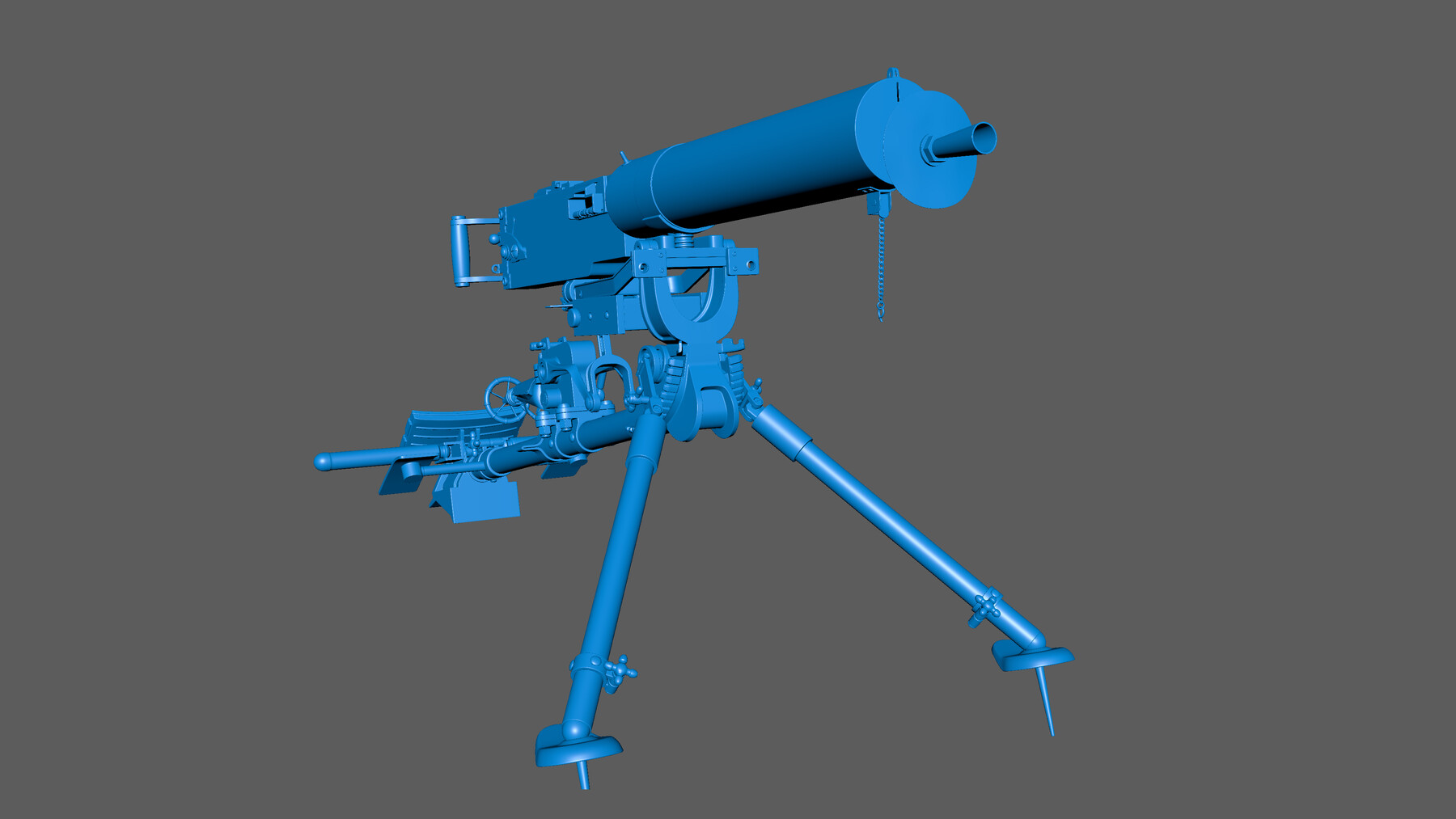 ArtStation - Maxim heavy machine gun model | Resources