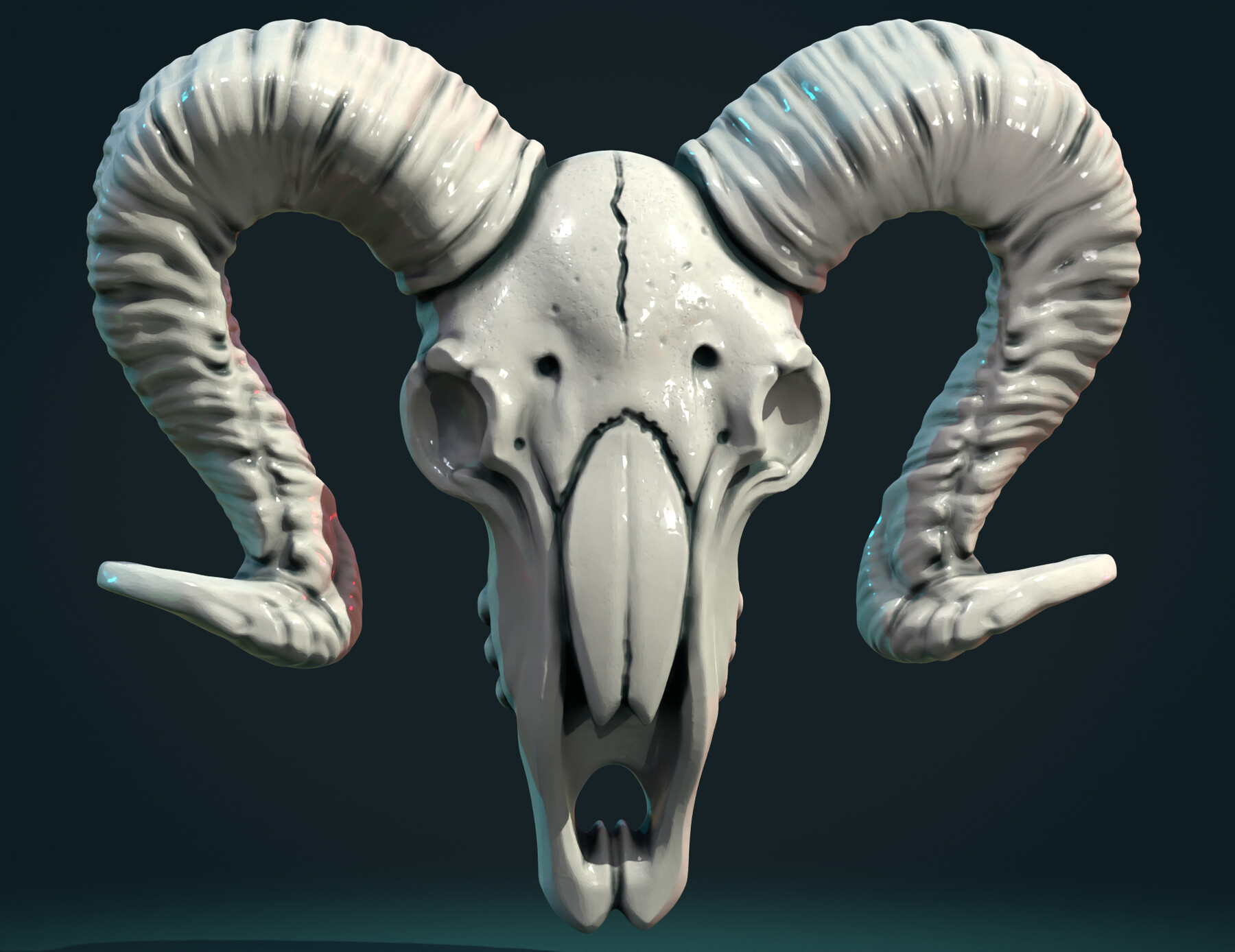 ArtStation - Goat Skull | Resources