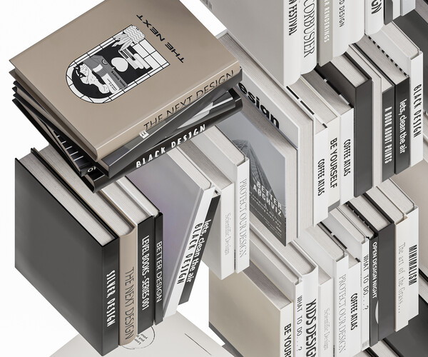 ArtStation - Set of Books 01 | Resources