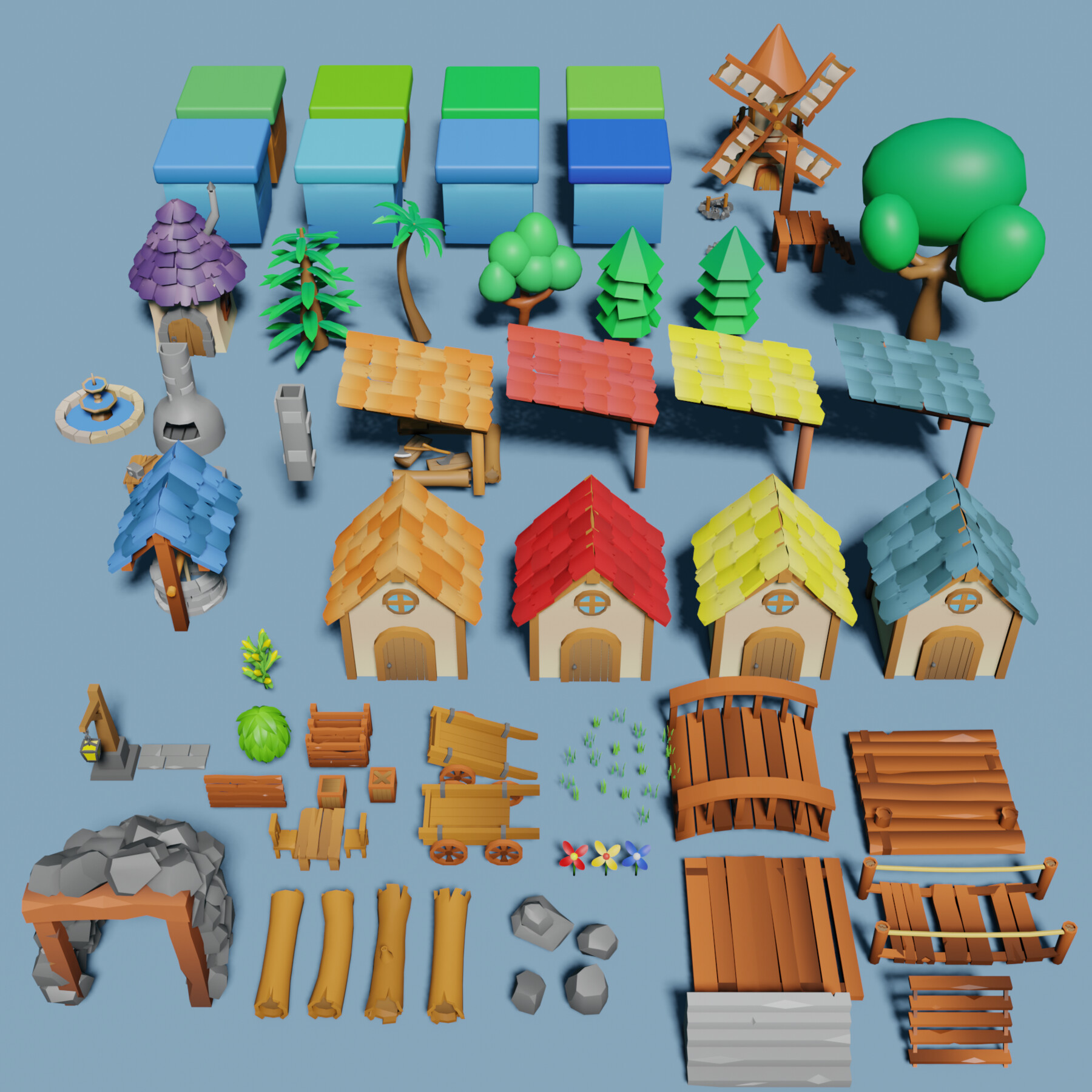 ArtStation - Modular Cubes Assets | Game Assets
