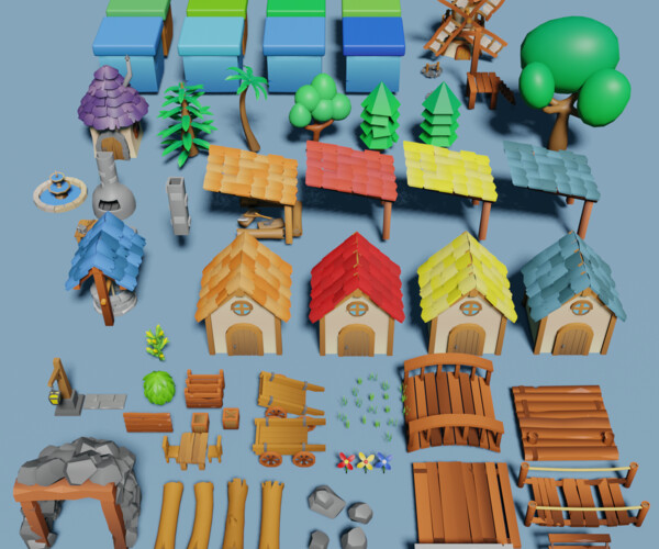 ArtStation - Modular Cubes Assets | Game Assets