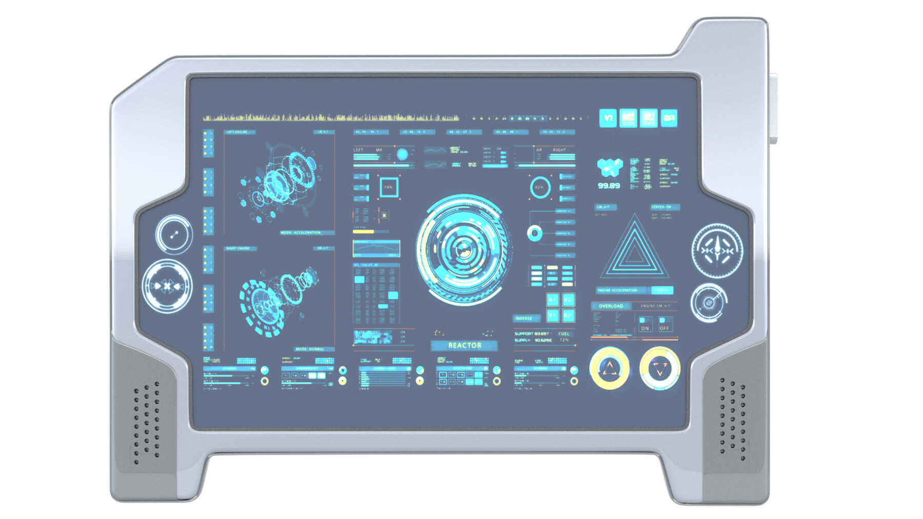 ArtStation - Sci-fi Touch Pad | Game Assets