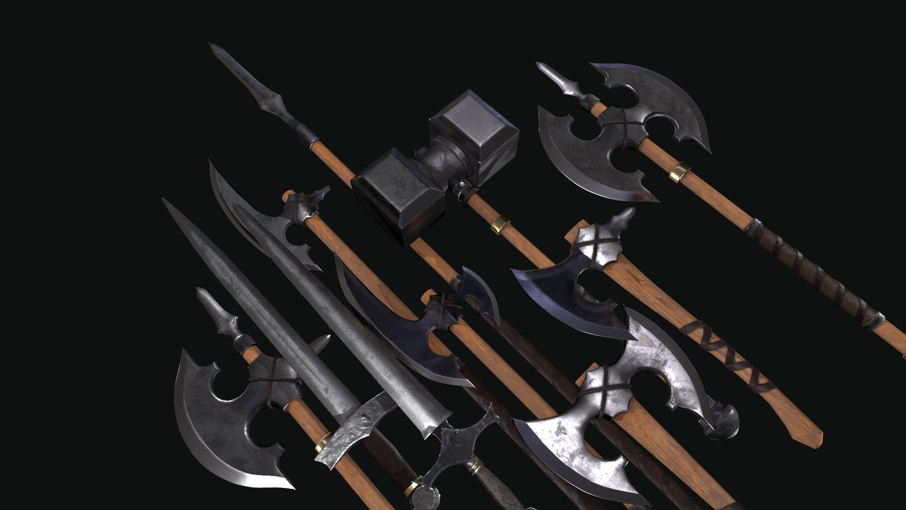 ArtStation - Nordic Weapons Pack | Game Assets