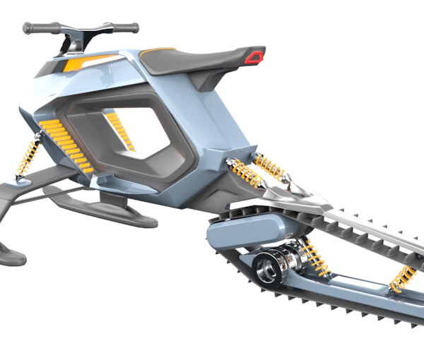 ArtStation - Snowmobile | Game Assets