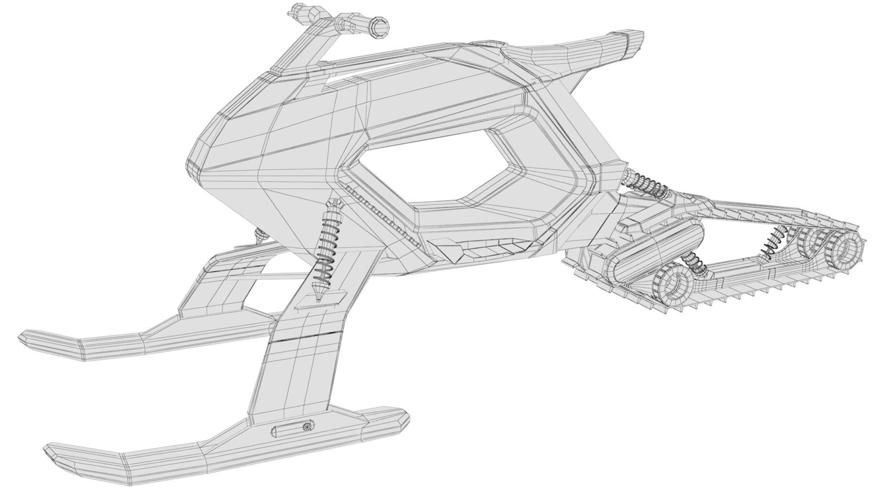 ArtStation - Snowmobile | Game Assets