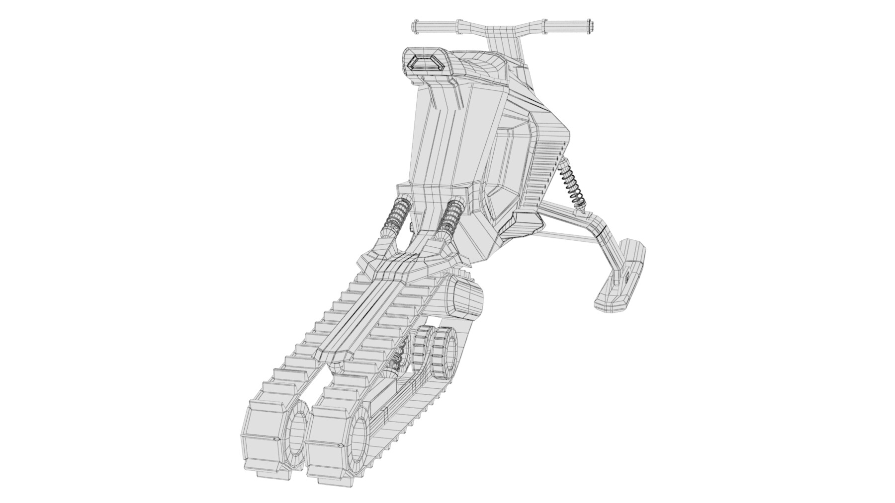 ArtStation - Snowmobile | Game Assets