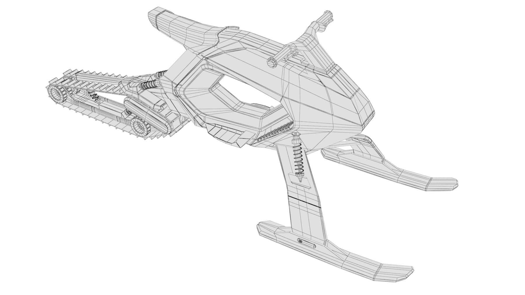 ArtStation - Snowmobile | Game Assets