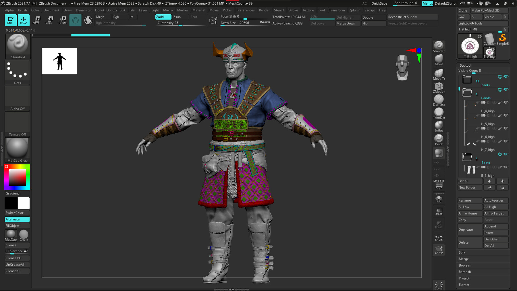 ArtStation - [HIGHPOLY] Medieval Viking | Game Assets