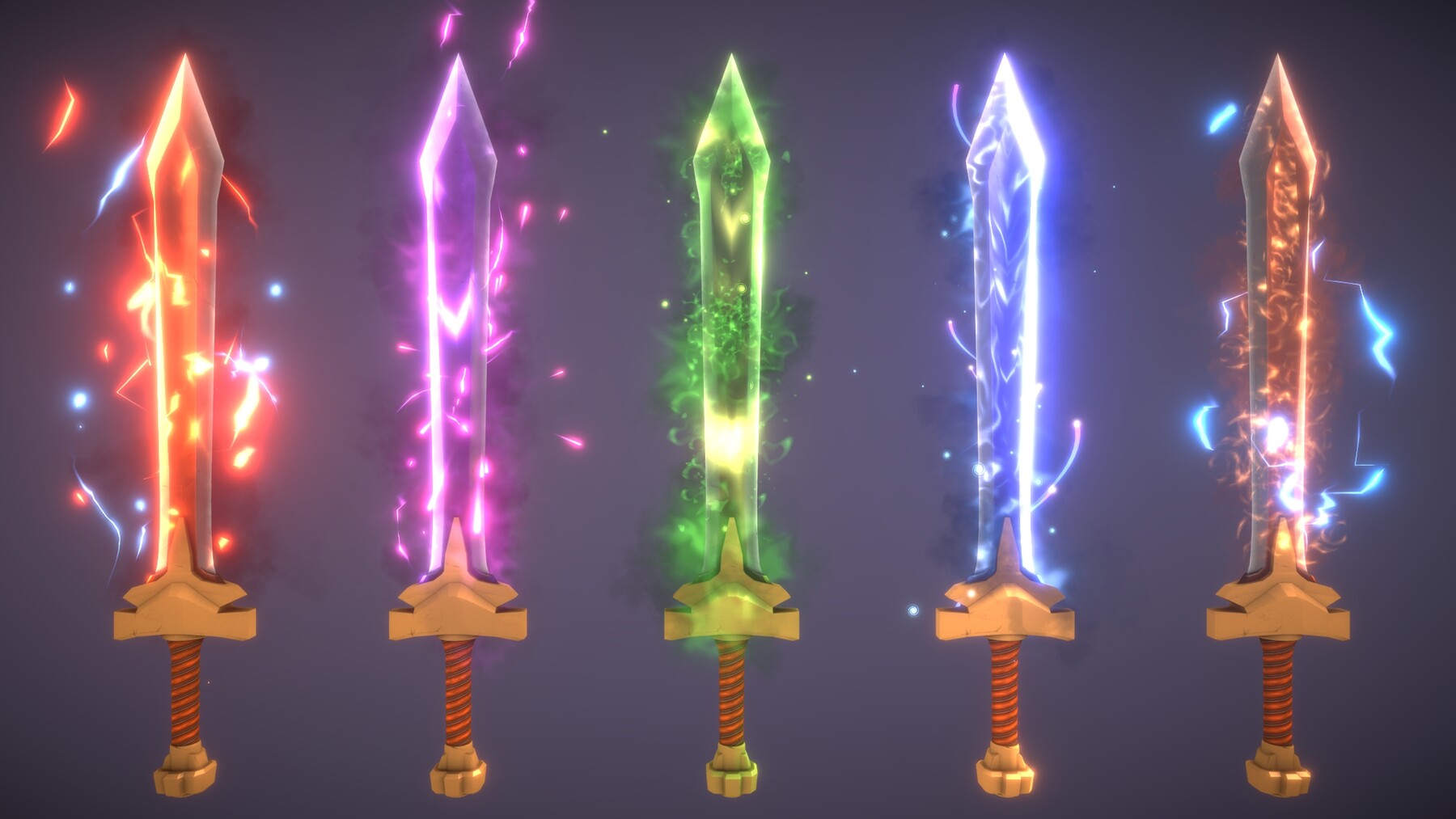 ArtStation - VFX Graph - Weapon Effects - Vol. 1 | Game Assets