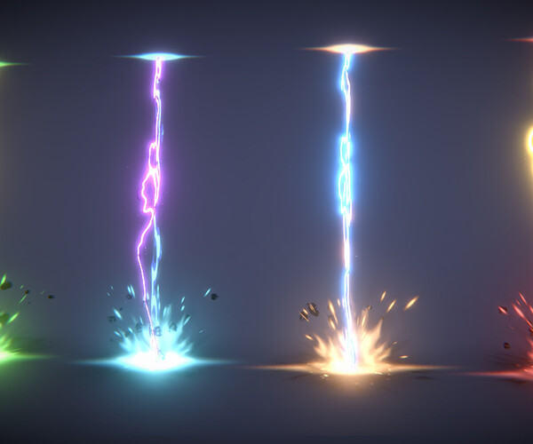 ArtStation - VFX Graph - Lightning Effects - Vol. 1 | Game Assets