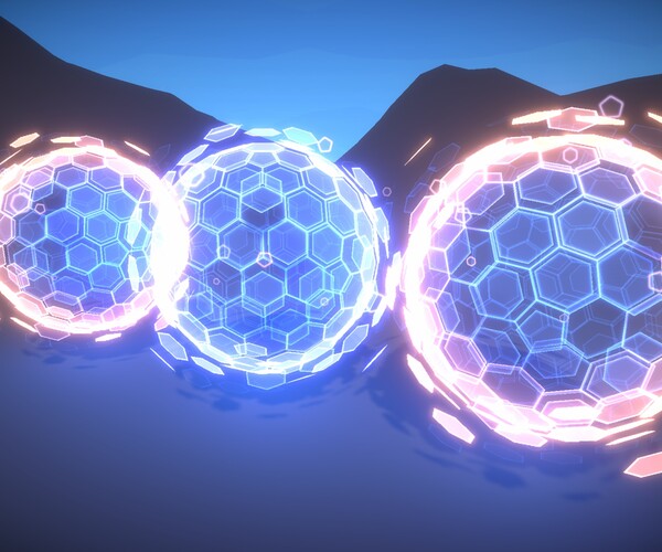 ArtStation - VFX Graph - Sci-Fi Shield - Vol. 1 | Game Assets