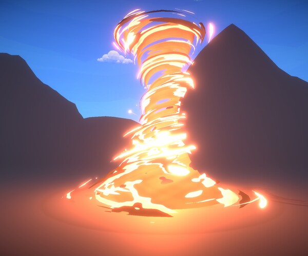 ArtStation - VFX Graph - Stylized Tornados - Vol. 1 | Game Assets