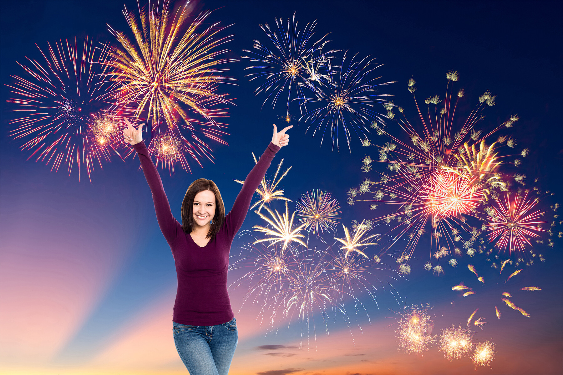 ArtStation - 60 Realistic fireworks backdrops, fireworks sky show ...