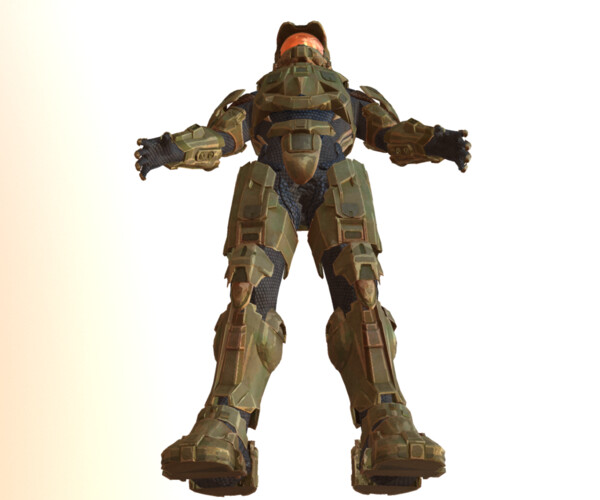 ArtStation - HALO MASTER CHIEF MODEL low-poly PBR | Game Assets
