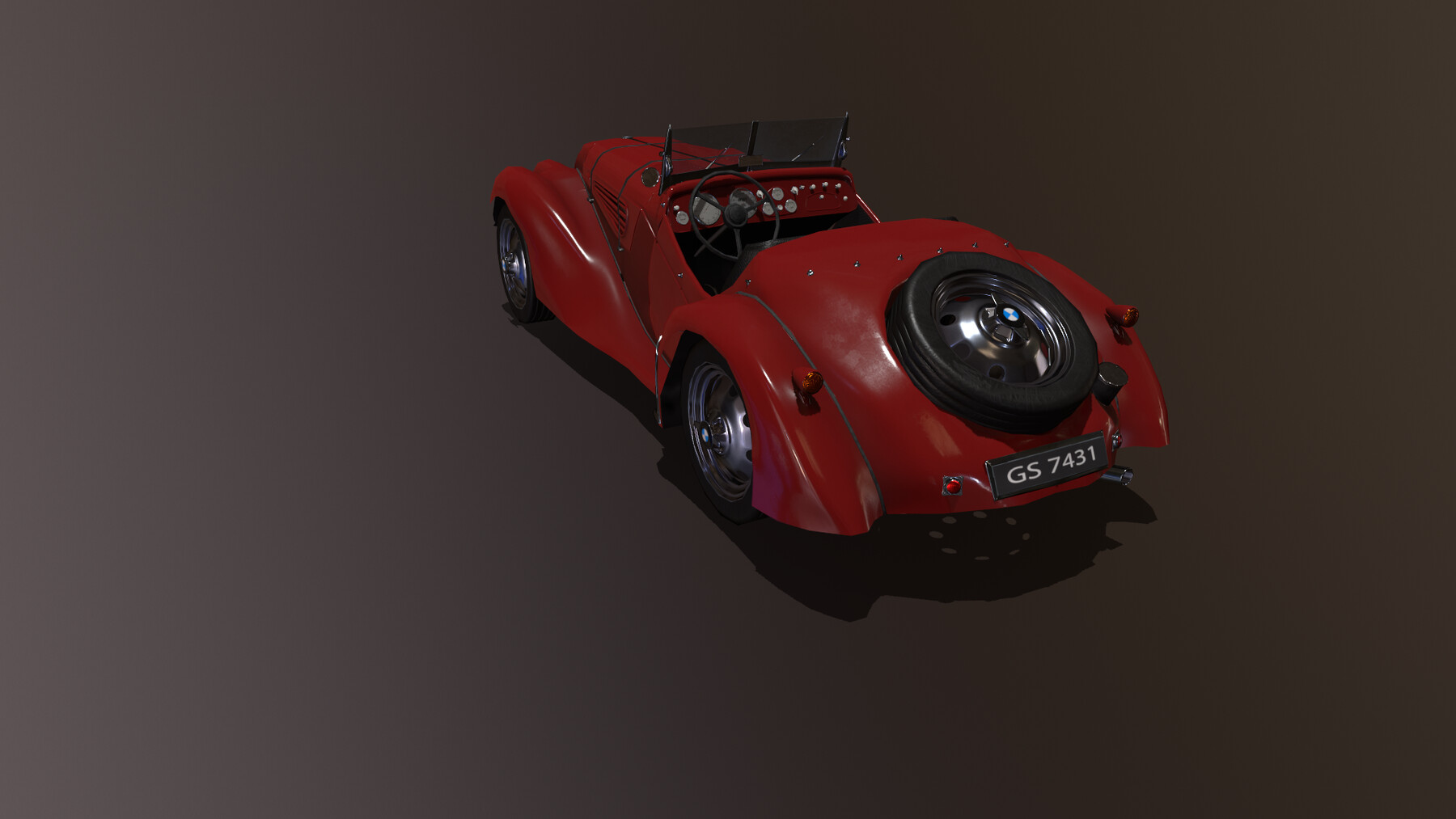 ArtStation - Vintage Car 3D Model | Game Assets