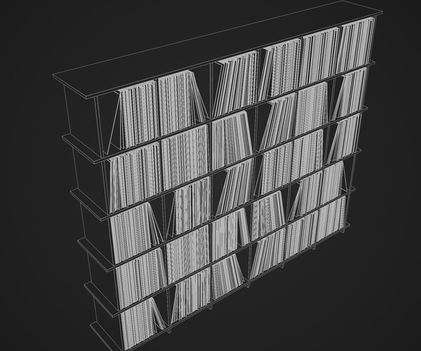 ArtStation - Vinyl Storage No42 | Resources