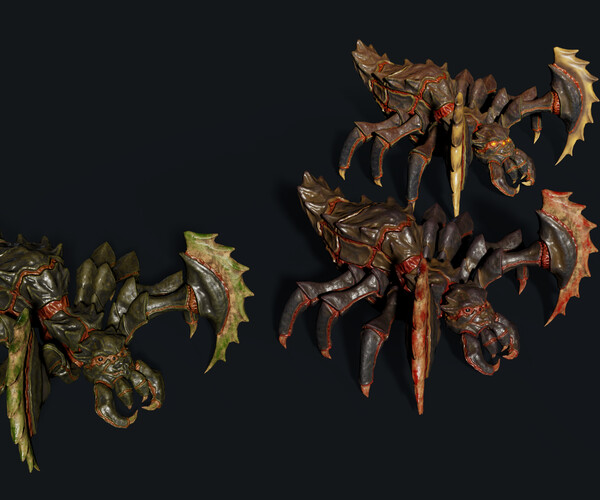 ArtStation - Evil Spider 3 | Game Assets